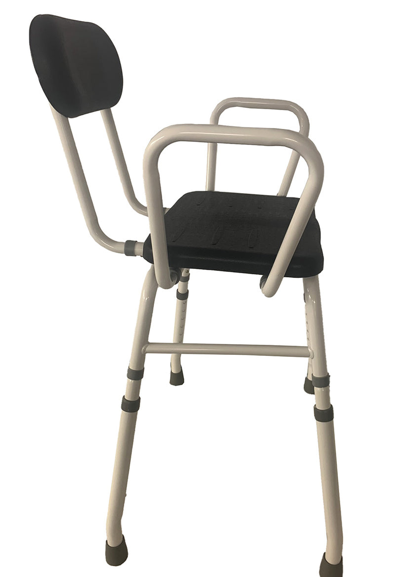 Modular Perching Stool with Arms and Back | Perching Stools | Manage At ...