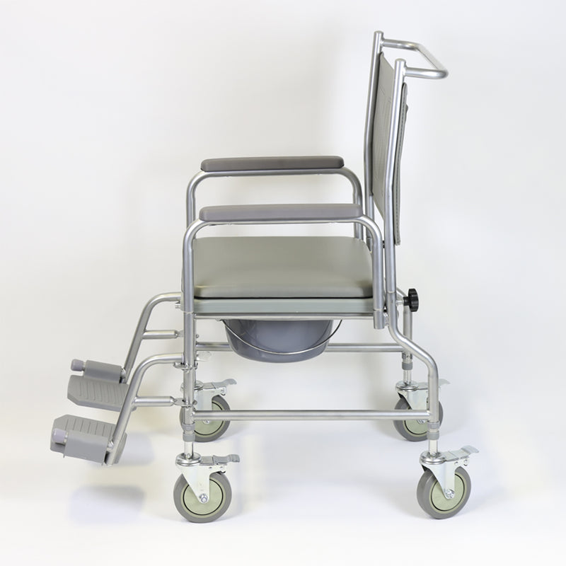 NRS Height Adjustable Wheeled Commode | Wheeled Commodes | Manage At Home