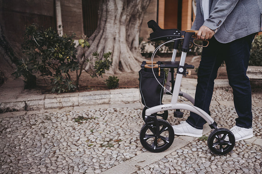Rollators and 4 Wheeled Walkers with Seats & Baskets for help with ...